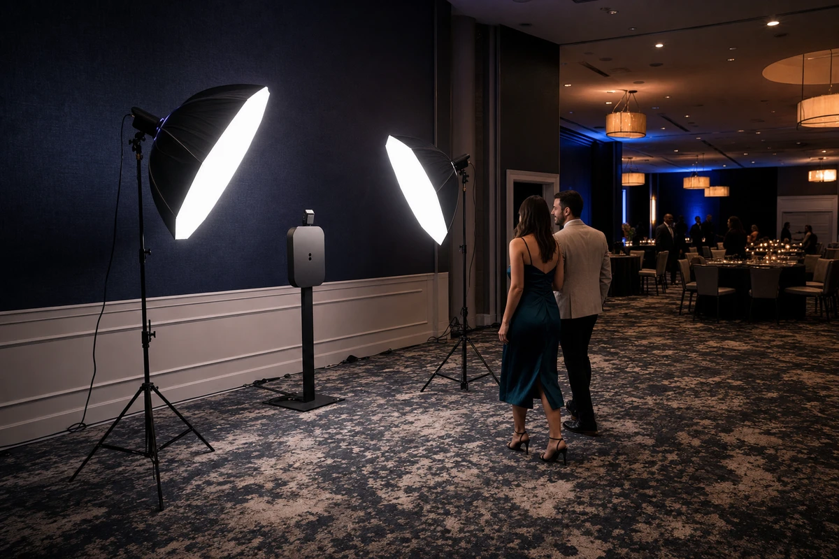 Photo Booth Lighting Setups: Ring Light vs Softbox vs LED · Camfetti